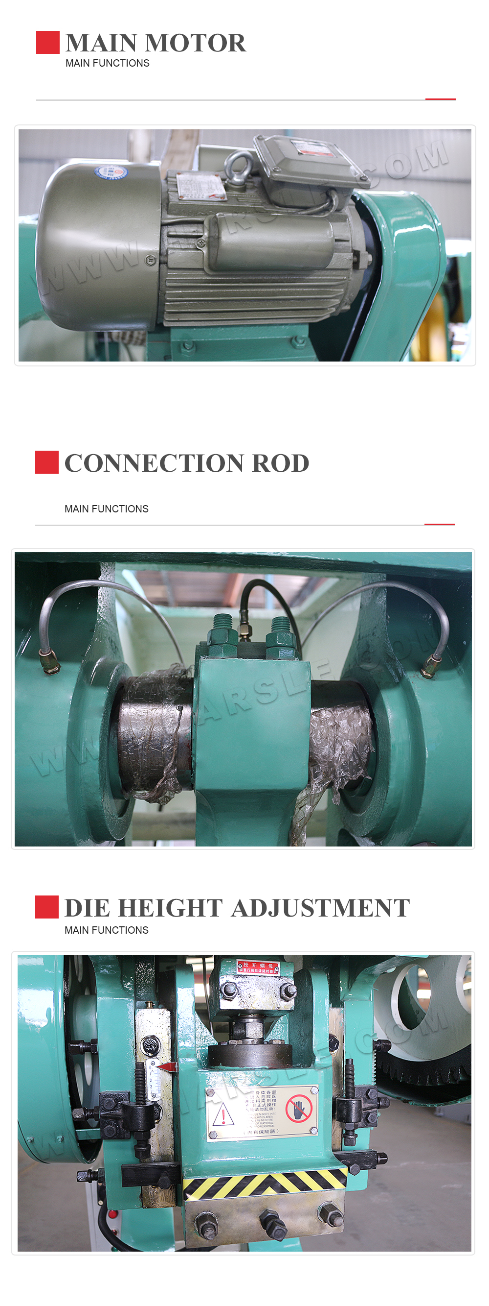 Electric Power Press, 40-ton mechanische ponsmachine te koop - HARSLE ...